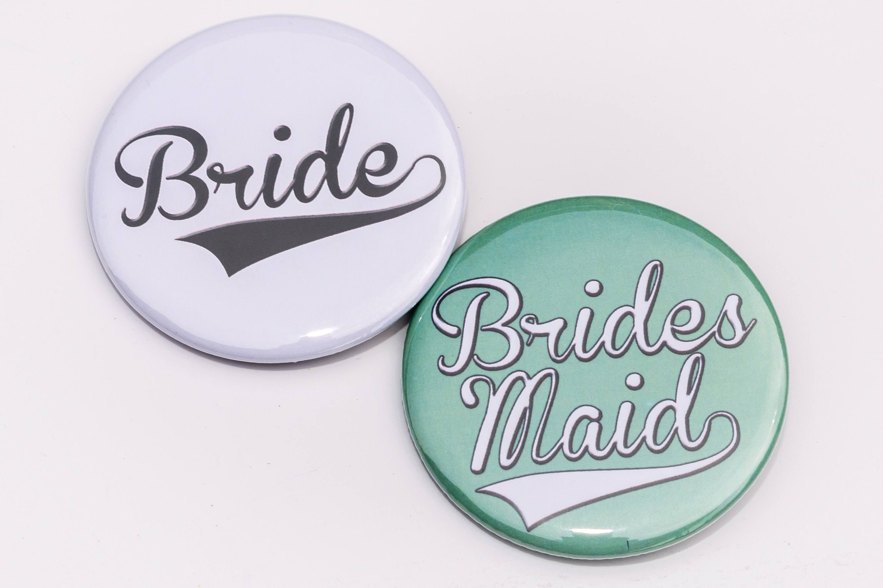 Botones personalizados de 2.25 pin de novia con juego de | Etsy