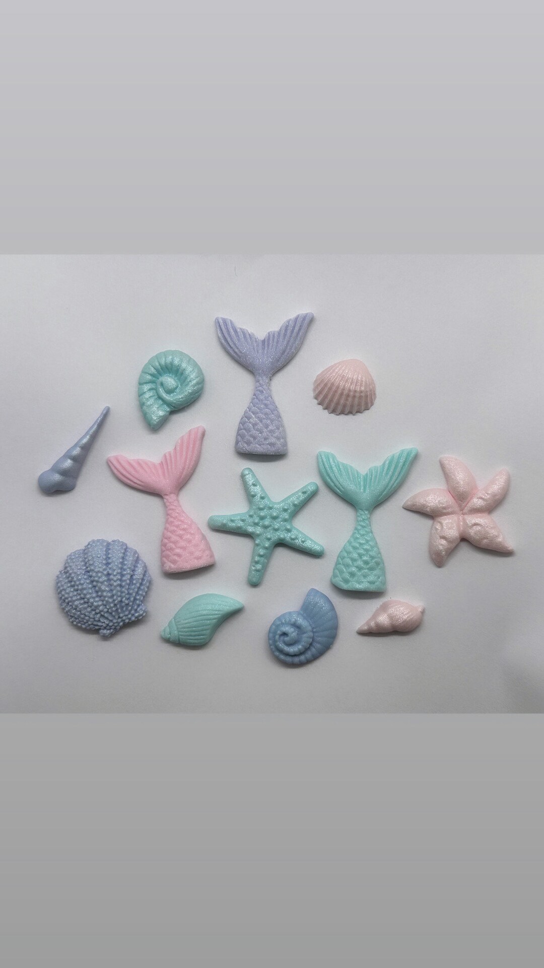 Fondant Mermaid/under the Sea Decor for Cake and Cupcakes (small ...