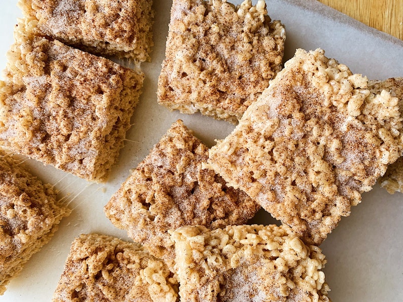 Churro Rice Krispie Treats - Etsy