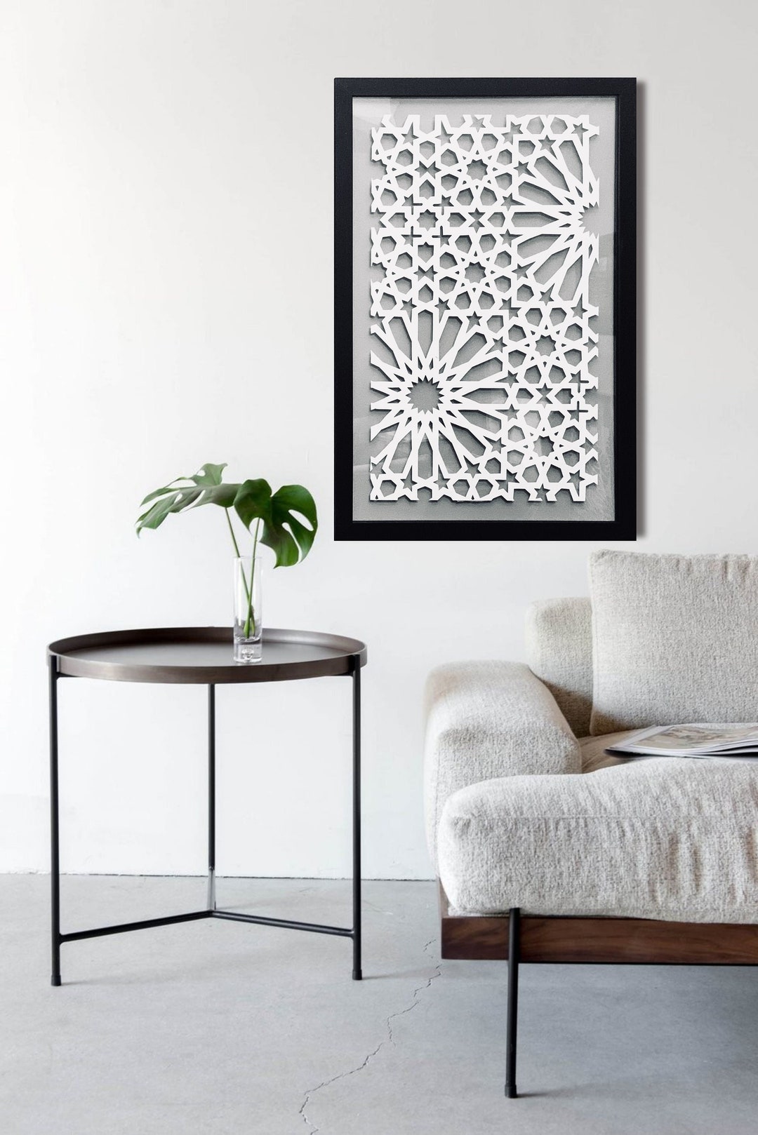 Large Print Floating Frame - Etsy