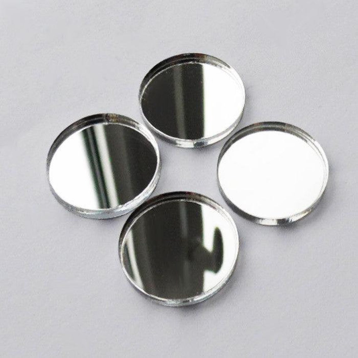 3cm Rounded Circle Acrylic Mirror Mosaic Tiles - Etsy