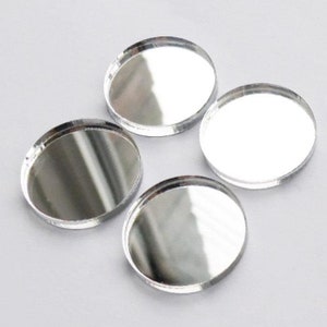 3cm Rounded Circle Acrylic Mirror Mosaic Tiles - Etsy