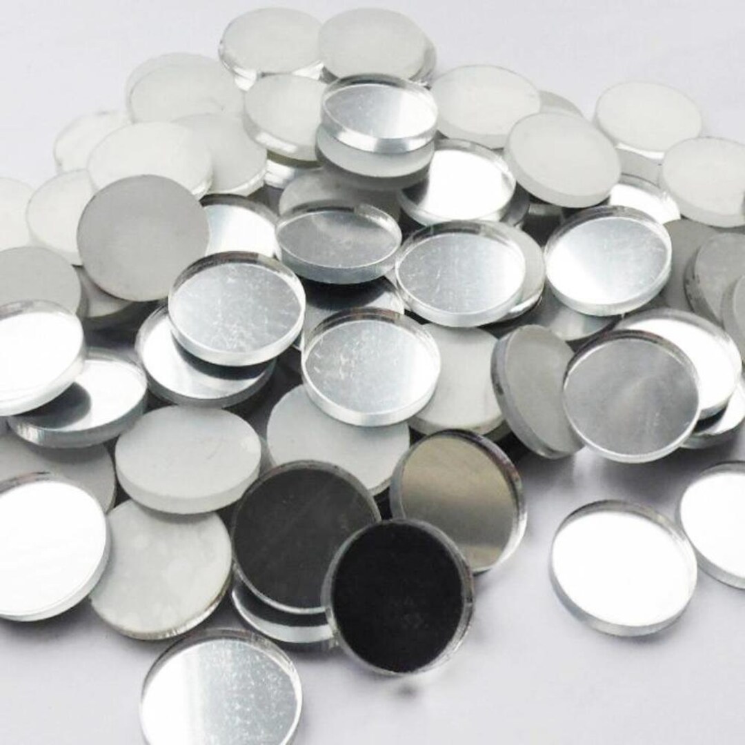 3cm Rounded Circle Acrylic Mirror Mosaic Tiles - Etsy
