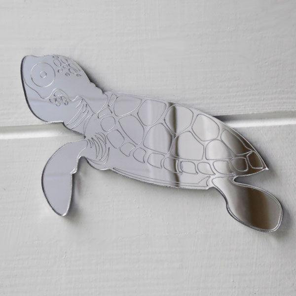 Swimming Turtle Engraved Acrylic Mirror - Etsy