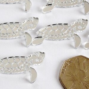 Turtle Swimming Mini Craft Sized Acrylic Mirrors 10pk - Etsy