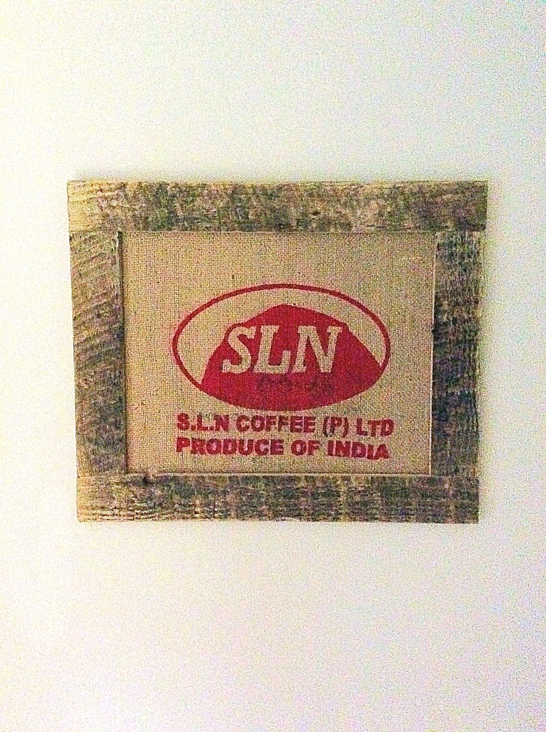 Driftwood Coffee Sack Wall Art - Etsy