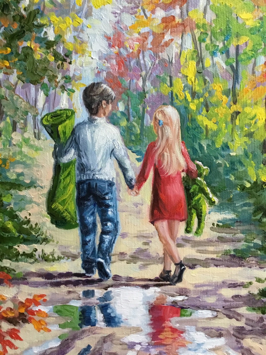 Custom Oil Painting Impressionist Art Commission Painting From Photo ...