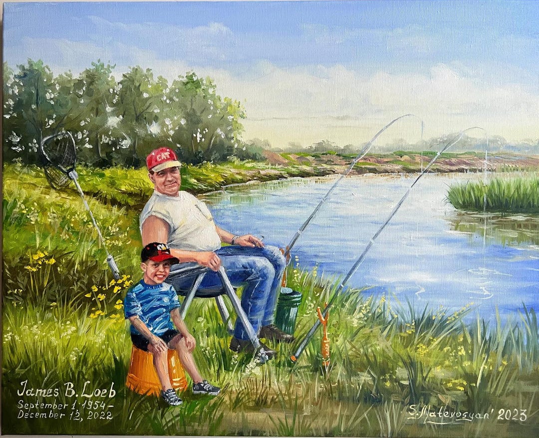 Custom Family Art Commission Painting on Canvas Custom Oil Painting ...