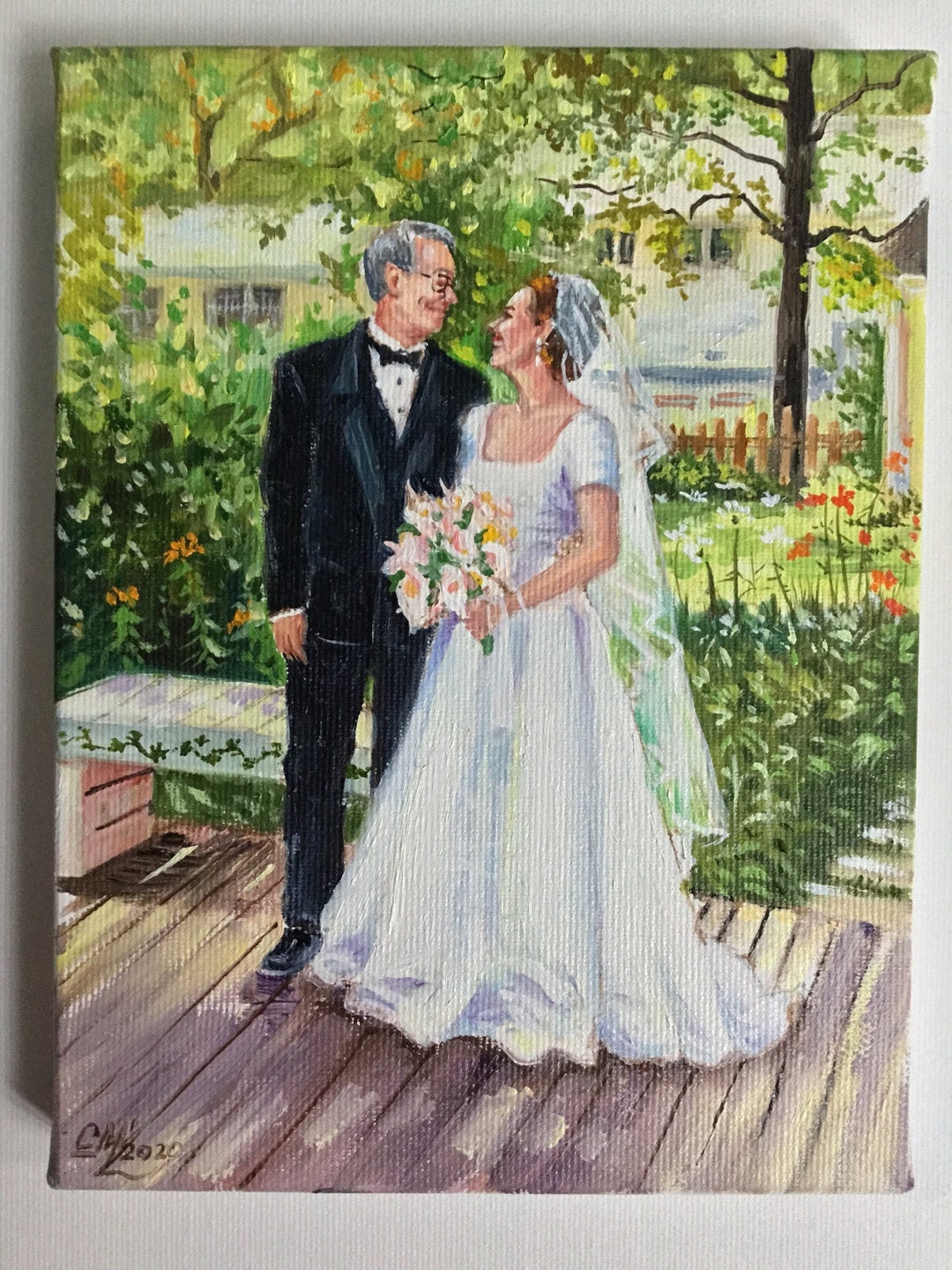 Commission Painting on Canvas Custom Oil Painting From Photo Custom ...