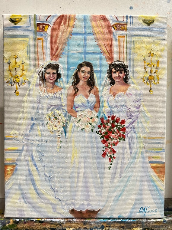 Wedding day painting 60 photos - Astyledwedding.com