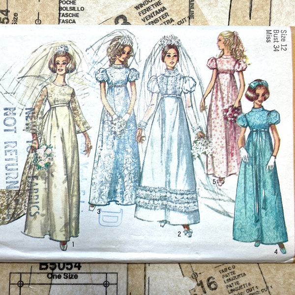 Simplicity Wedding Dress Pattern - Etsy