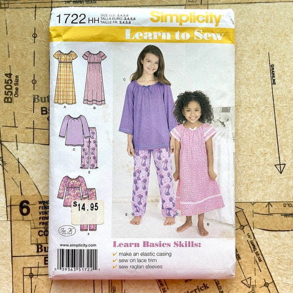 Girls Pajama Pattern - Etsy