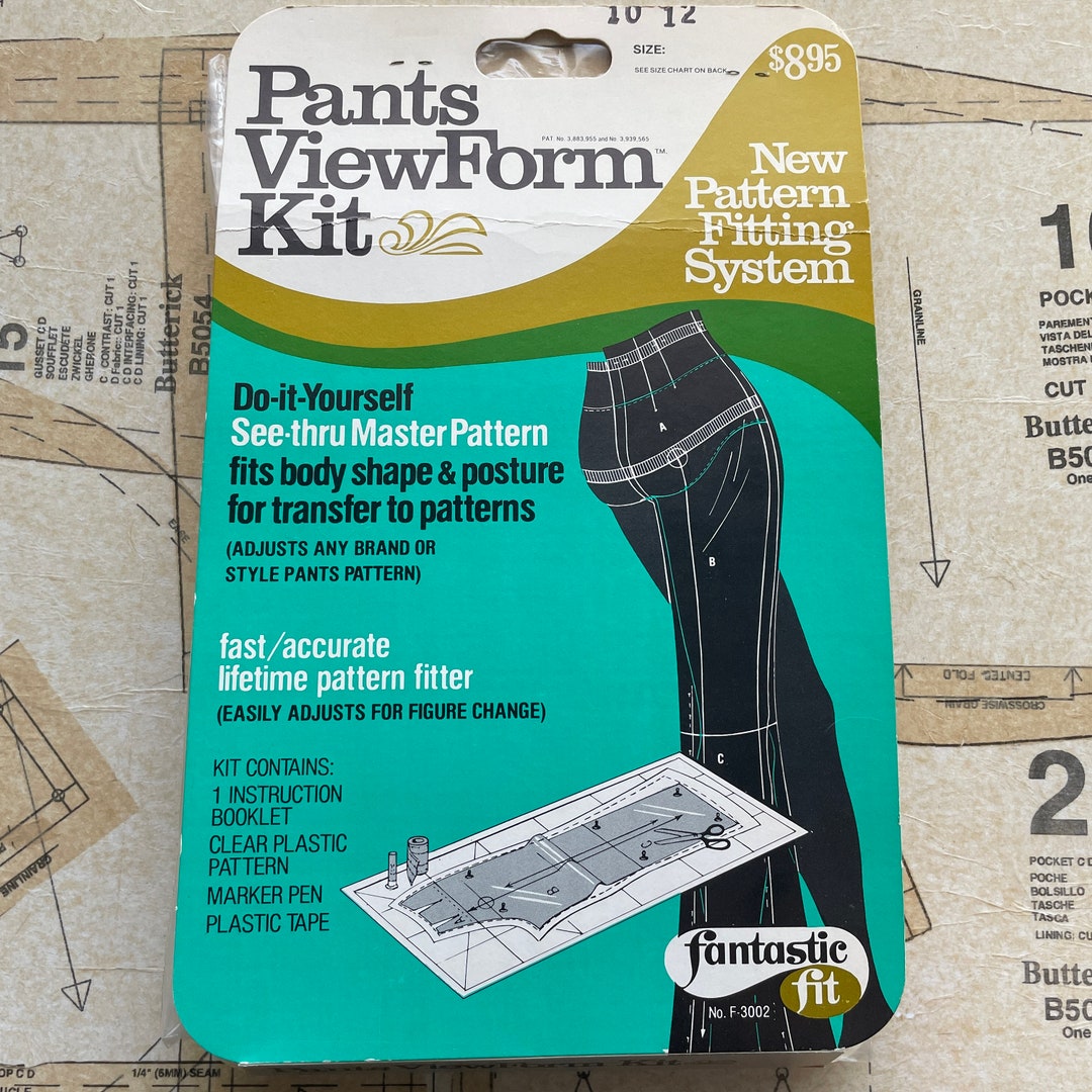 Pant Sloper Fit Kit Pants View Form Kit Fantastic Fit Clear Pant ...