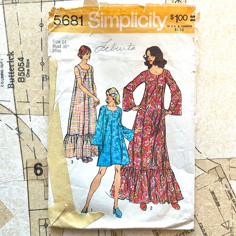 Boho Dress Pattern - Etsy