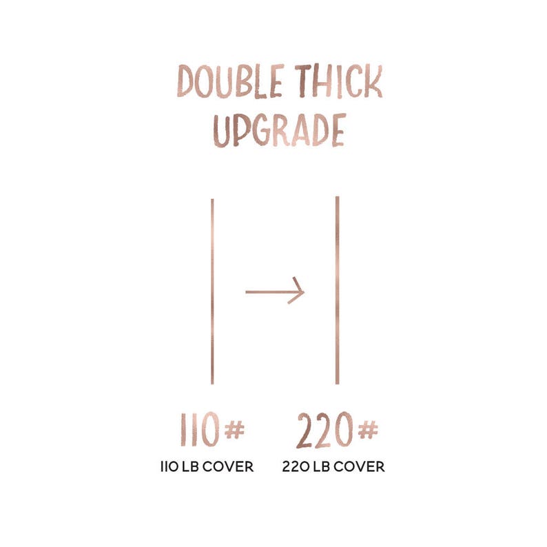 UPGRADE: Double Thick Card Stock - Etsy