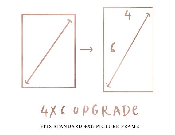 UPGRADE 4x6 Size Etsy