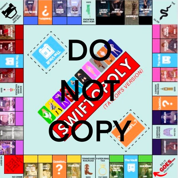 Taylor Swify Monopoly - Etsy