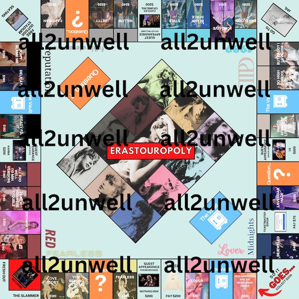 Taylor Swify Monopoly - Etsy