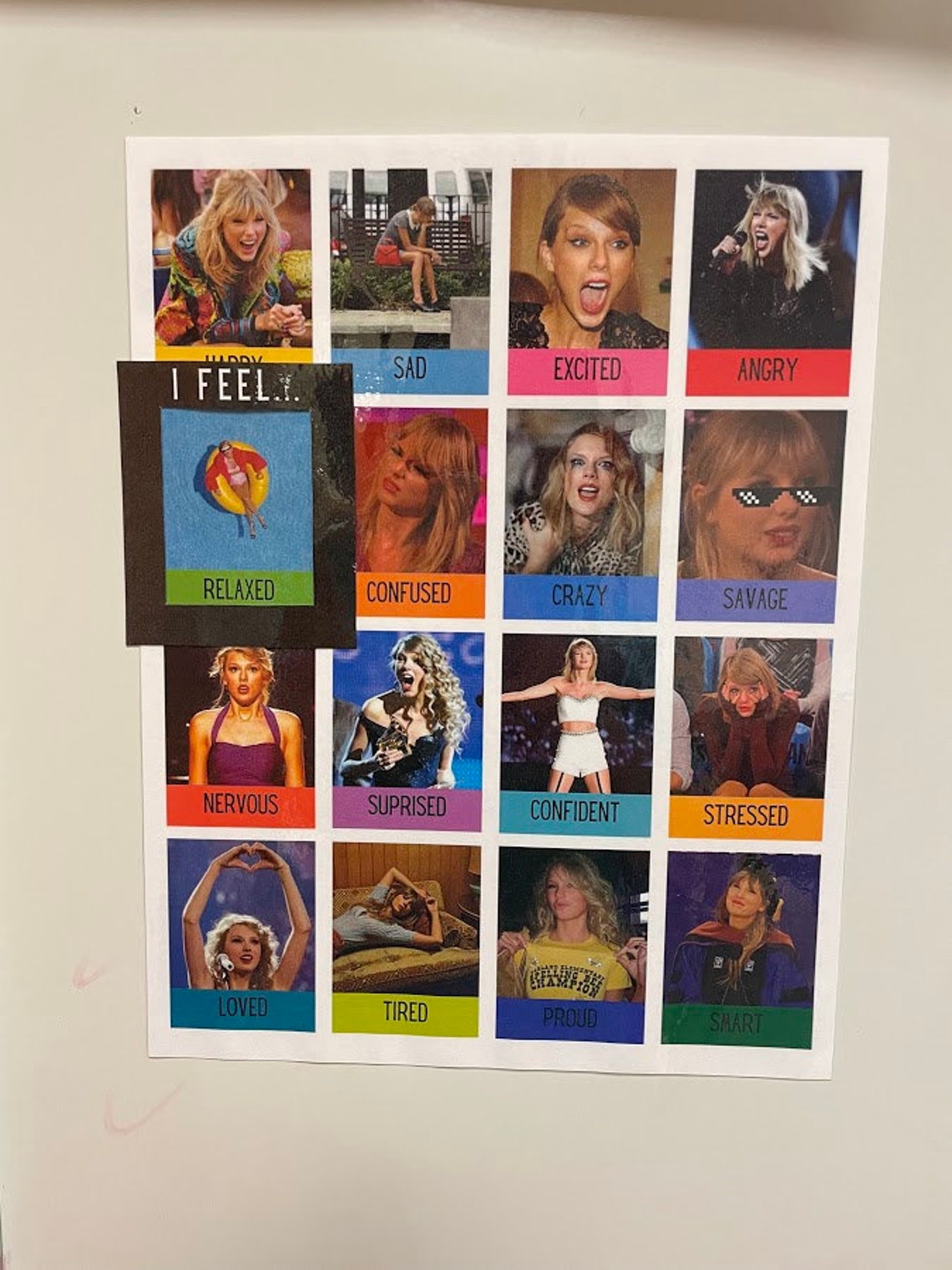 Taylor Swift Mood Meter Digital - Etsy