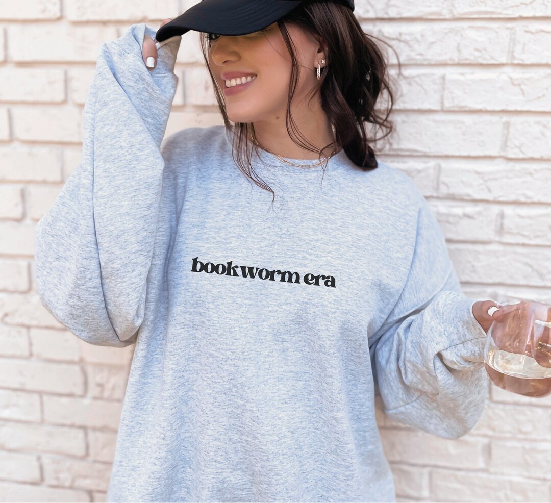 In My Bookworm Era Bookworm Sweatshirt Book Club Sweatshirt - Etsy