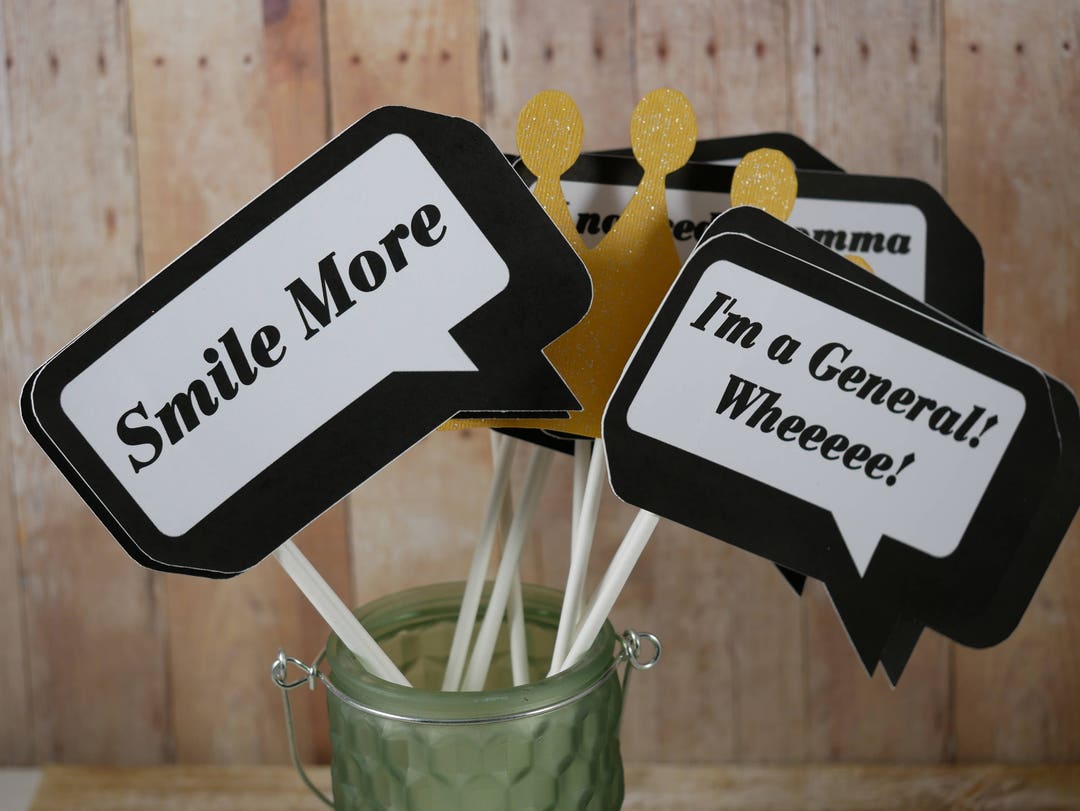 Photo Booth Props, Hamilton Photo Prop, Hamilton Musical Prop,my Shot ...