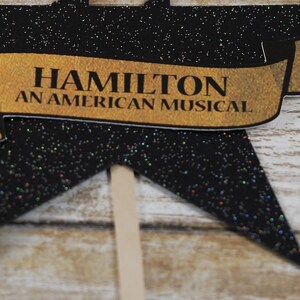 Hamilton Cake Topper, Glitter Cake Topper, Hamilton Musical , Alexander ...