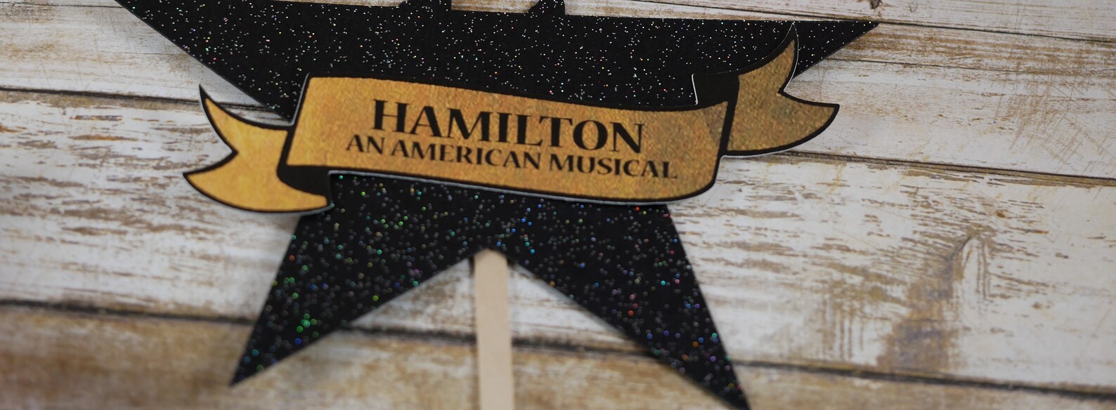 Hamilton Cake Topper Glitter Cake Topper Hamilton Musical - Etsy