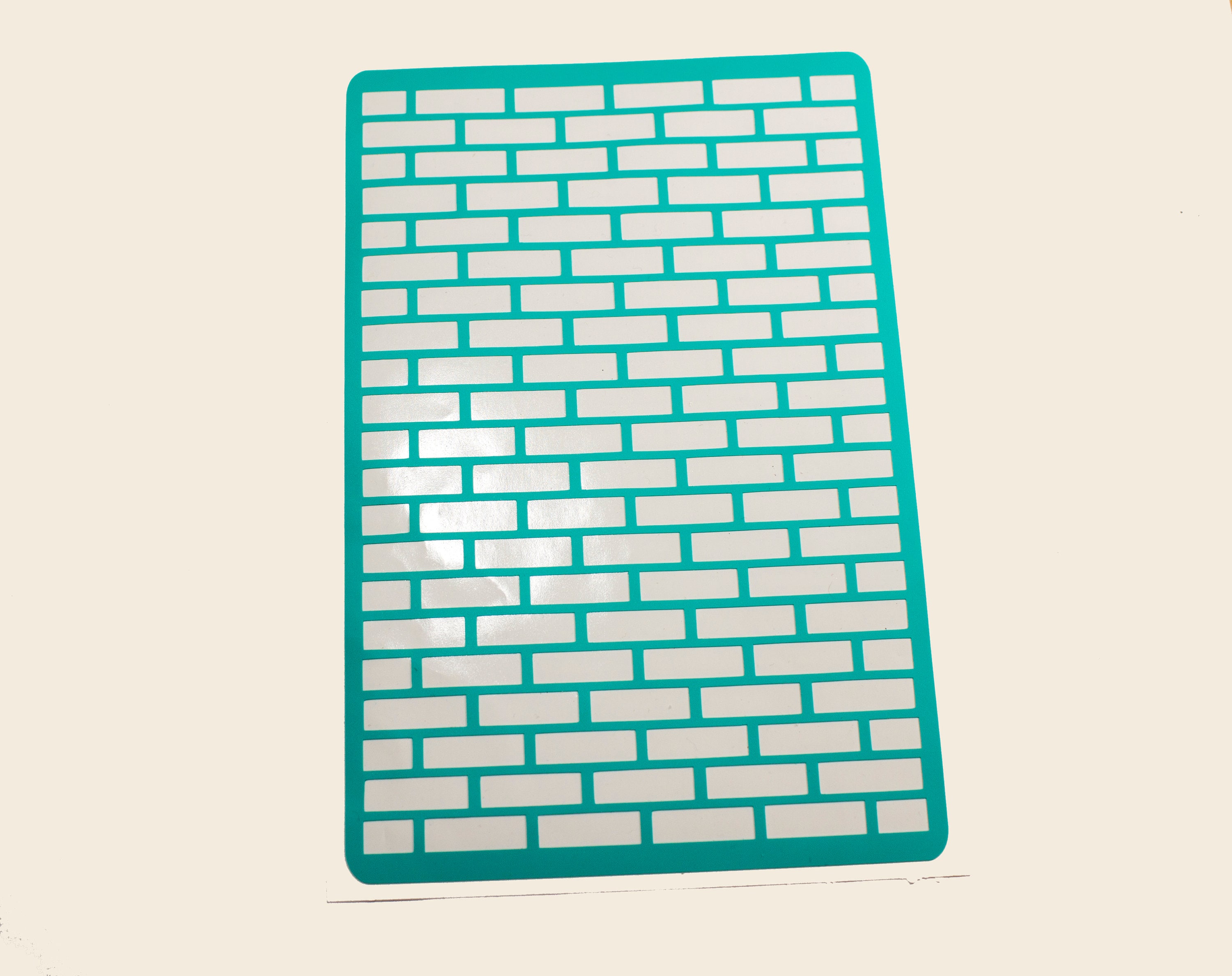 Brick pattern stencil Reusable vinyl stencil vinyl stencil for | Etsy