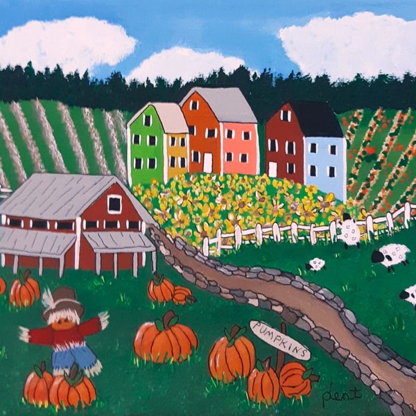 Canadian Folk Art - Etsy