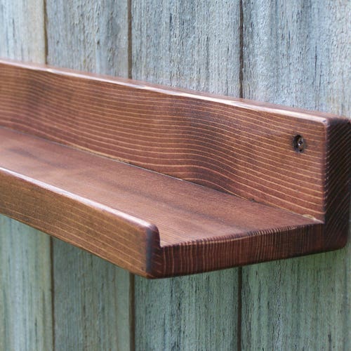 Wide 12 14 16 or 18 Inch Floating Ledge - Etsy