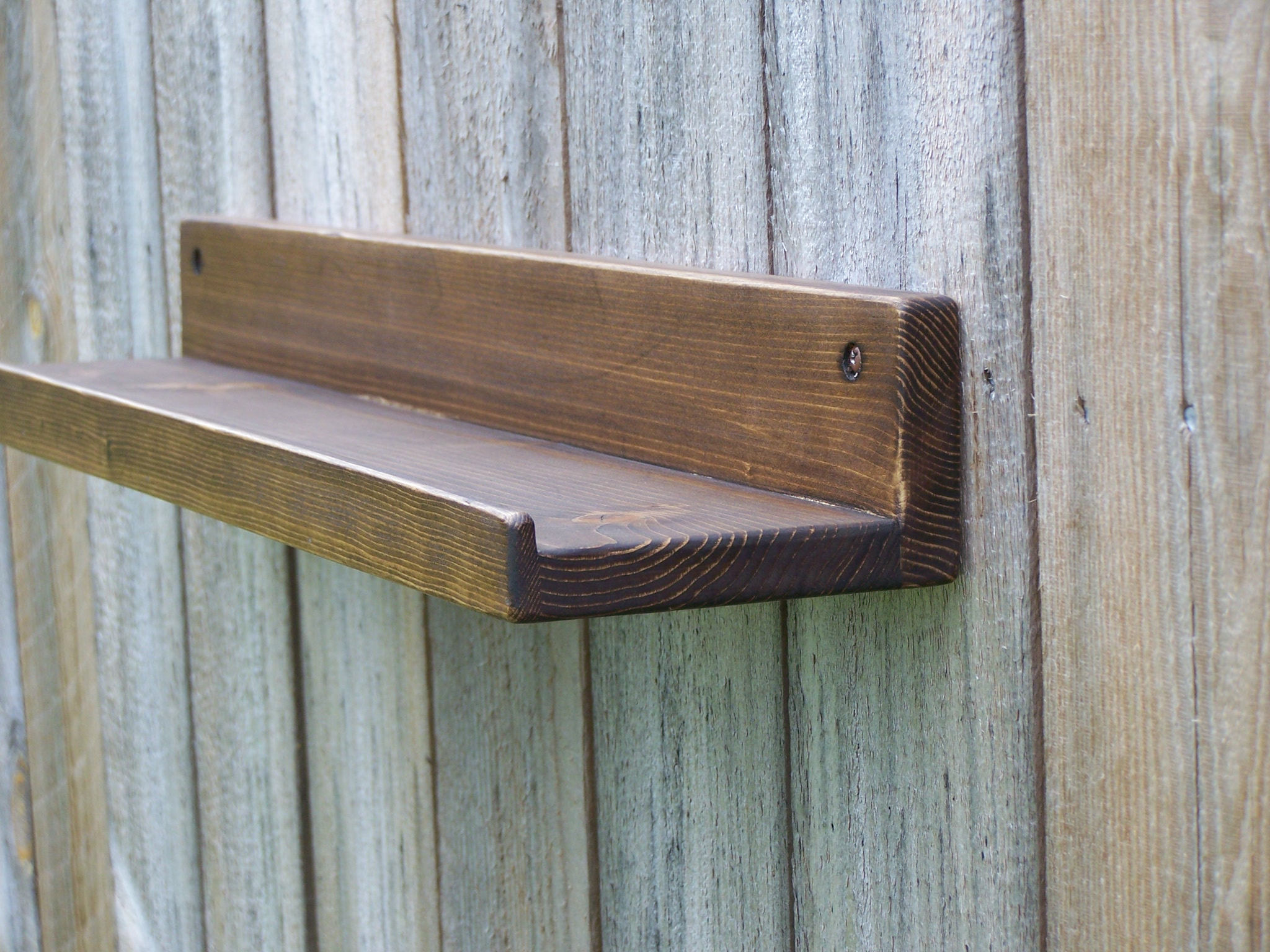 Wide 12", 14", 16" or 18 Inch Floating Ledge Shelf, Picture Ledge Shelf ...