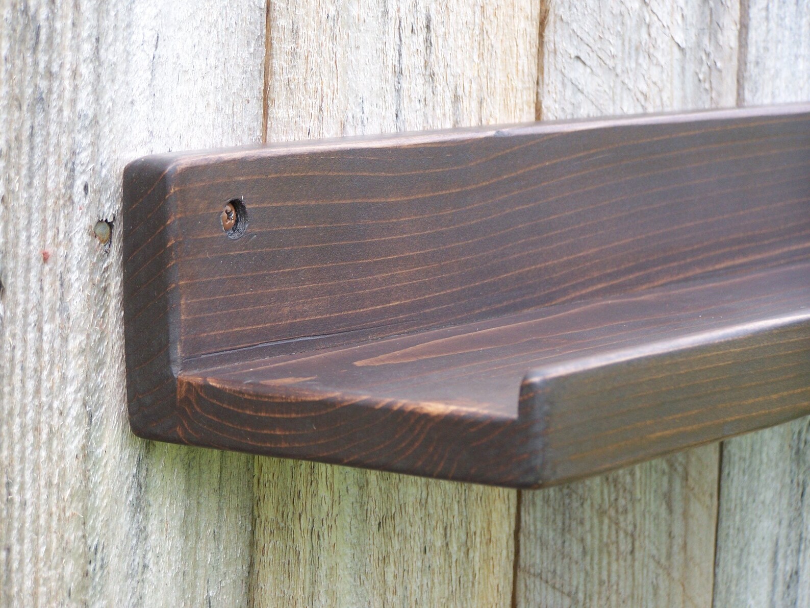 Wide 12, 14, 16 or 18 Inch, Floating Ledge Shelf, Picture Ledge Shelf ...