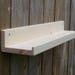Wide Unfinished 28, 30, 32, or 34 Inch, Floating Ledge Shelf, Picture ...