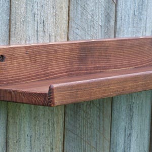 Wide 12", 14", 16", or 18 Inch Floating Ledge Shelf, Picture Ledge ...