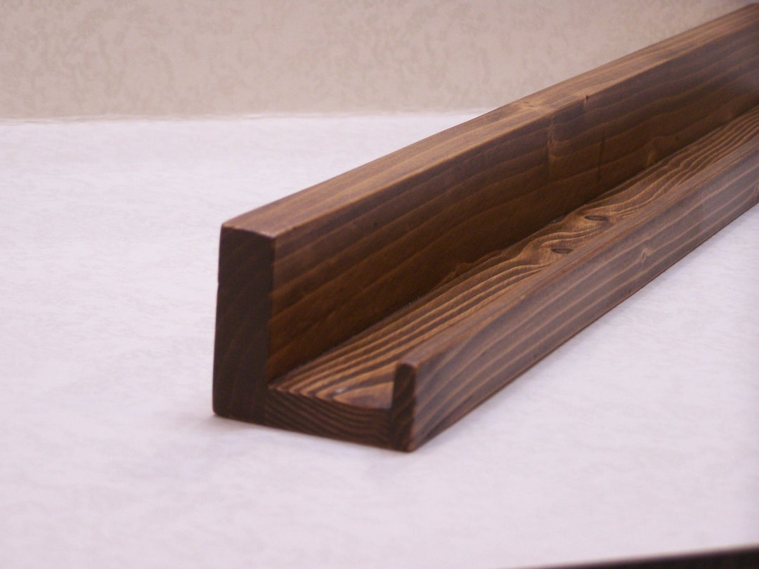 Ultra Narrow Floating Ledge Shelf, Picture Ledge, You Choose Length. 12 ...