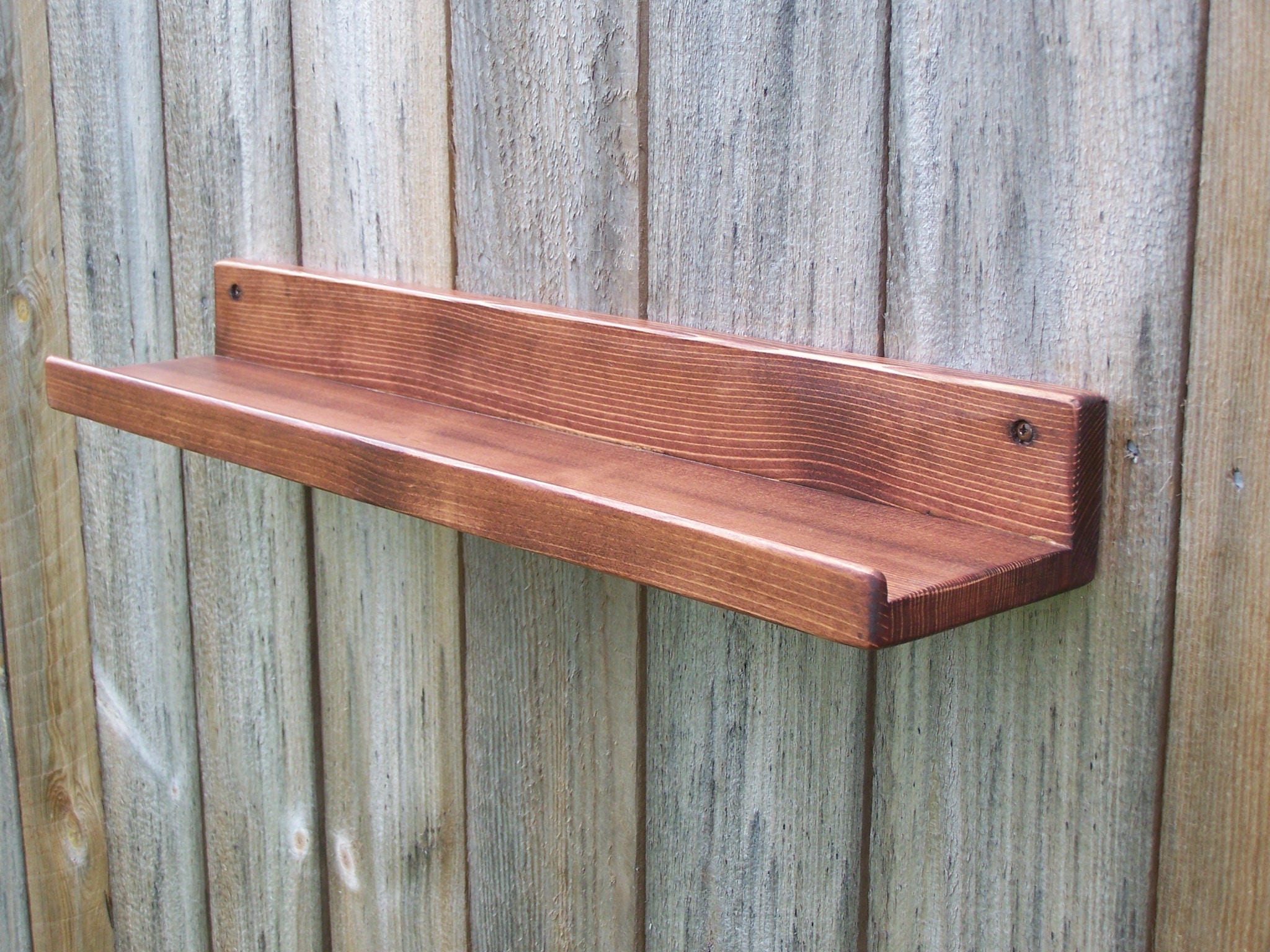 Wide 12", 14", 16", or 18 Inch Floating Ledge Shelf, Picture Ledge ...