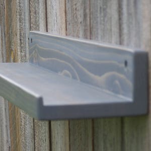 Wide 12", 14", 16" or 18 Inch Floating Ledge Shelf, Picture Ledge Shelf ...