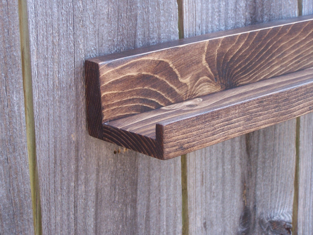 Narrow Floating Ledge Shelf, Picture Ledge Shelf, Spice Rack, You ...