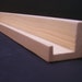 Ultra Narrow Unfinished, 12, 14, 16, 18 Inch, Floating Ledge Shelf ...