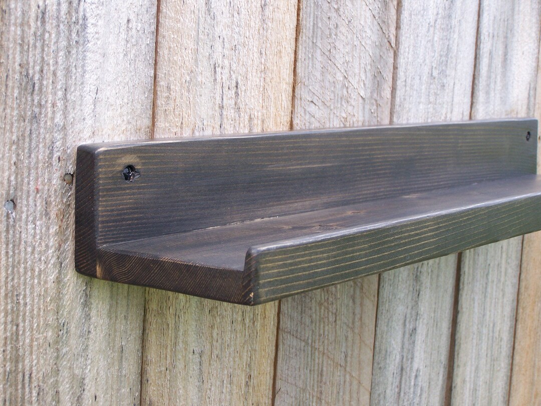 Wide 12", 14", 16" or 18 Inch Floating Ledge Shelf, Picture Ledge Shelf ...