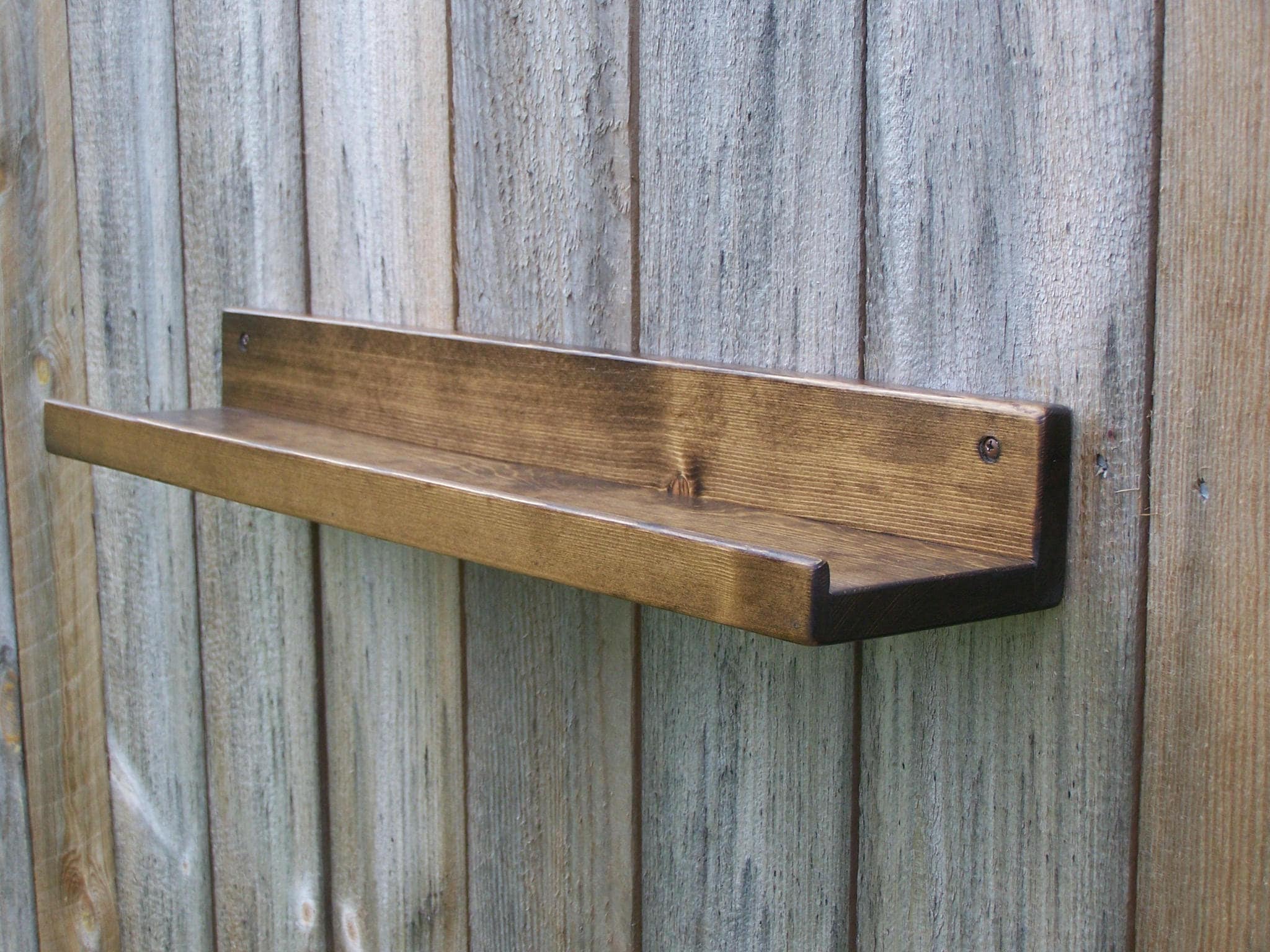 Wide 12", 14", 16", or 18 Inch Floating Ledge Shelf, Picture Ledge ...