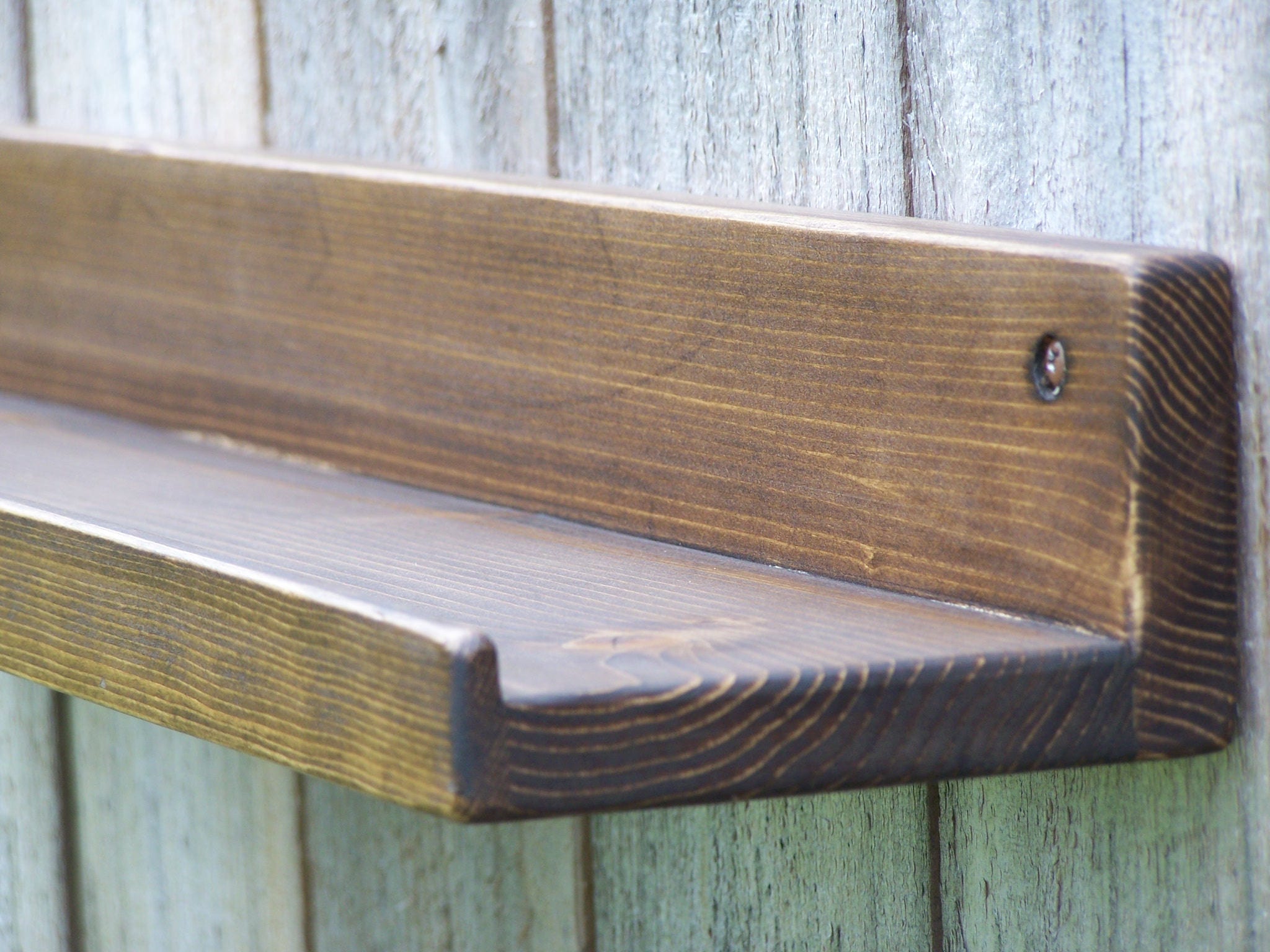 Wide 12", 14", 16" or 18 Inch Floating Ledge Shelf, Picture Ledge Shelf ...