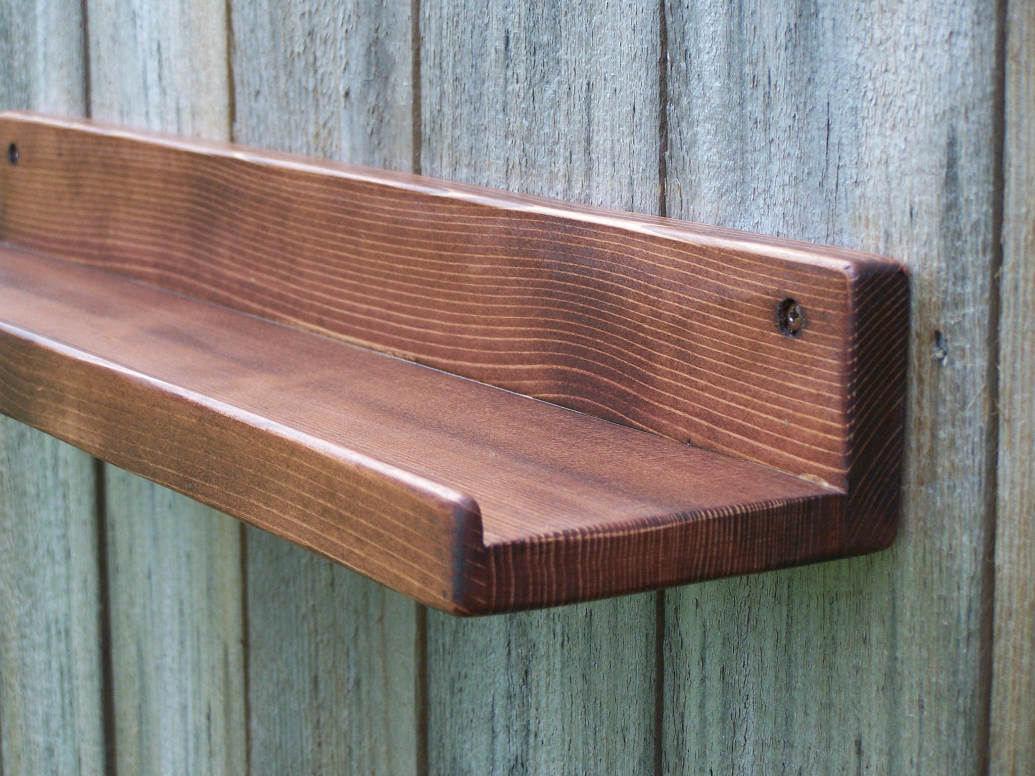 Wide, 20", 22", 24", 26 Inch Floating Ledge Shelf, Picture Ledge Shelf ...