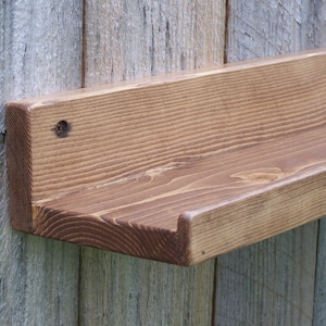 Wide, 28", 30", 32", or 34 Inches, Floating Ledge Shelf, Picture Ledge ...