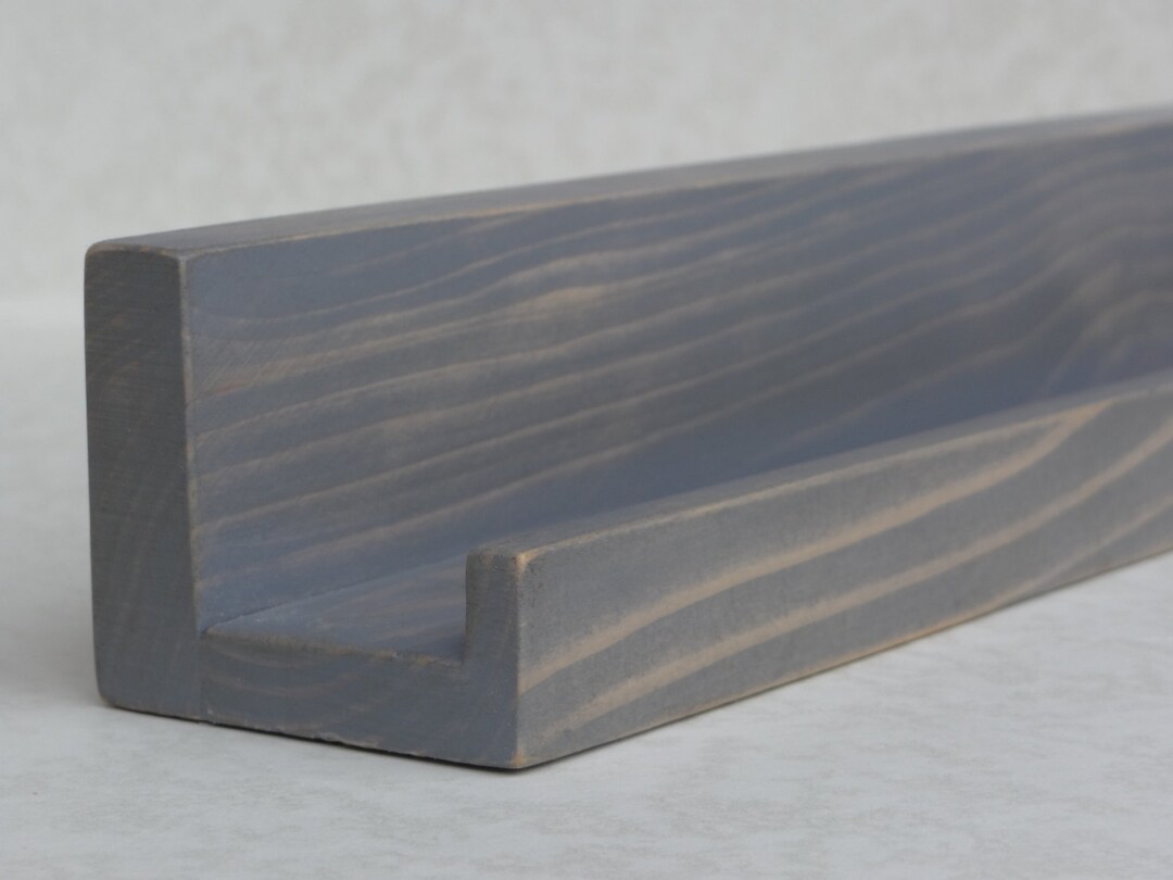 Ultra Narrow 28", 30", 32", 34 Inch Floating Ledge Shelf, Picture Ledge ...