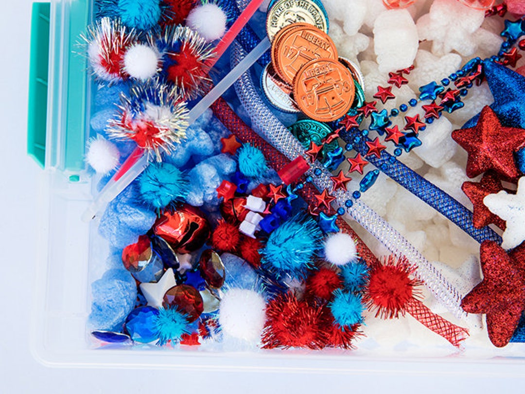 Patriotic Sensory Box, Independence Day Sensory Kit, Fourth of July ...