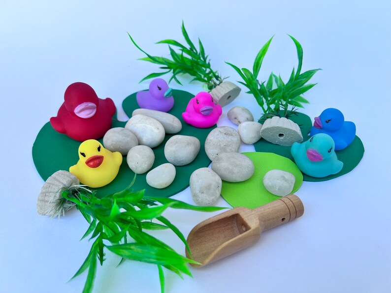 5 Little Ducks Sensory Kit, Five Ducks Sensory Box, Ducklings Sensory ...