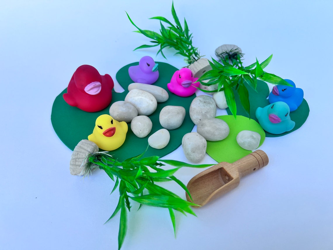5 Little Ducks Sensory Kit, Five Ducks Sensory Box, Ducklings Sensory ...