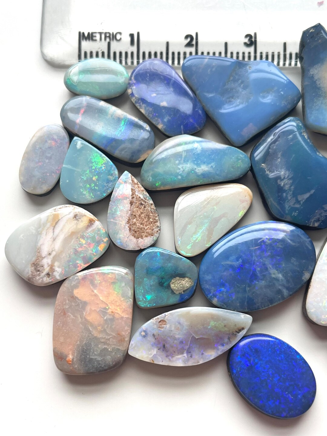 Tiny Drilled Opal Doublet Beads Australian Opals Raw Crystals Opal - Etsy