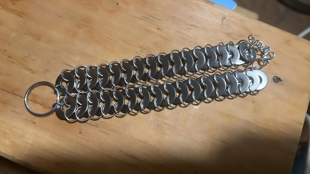 The Washer Chainmail Necklace / Day Collar - Etsy